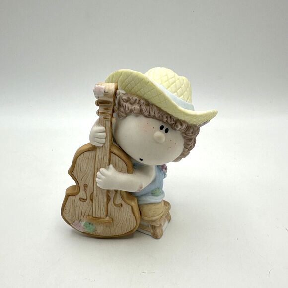Other | Rare 1996 Bumpkins Cast Art Unplugged Boy Playing Guitar ...